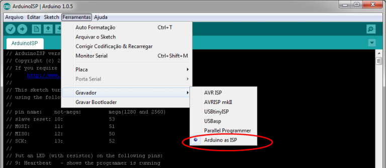Como gravar bootloader no ATMEGA328 usando Arduino - Arduino e Cia