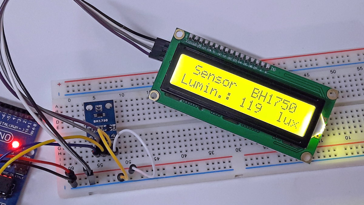 Sensor de luminosidade BH1750 com Arduino - Arduino e Cia