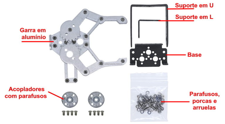 Como Montar E Usar Uma Garra Robótica Com Arduino Arduino E Cia