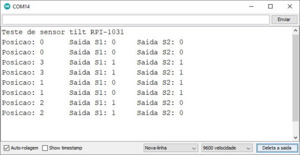 Como Usar O Sensor Tilt Rpi 1031 Com Arduino Arduino E Cia