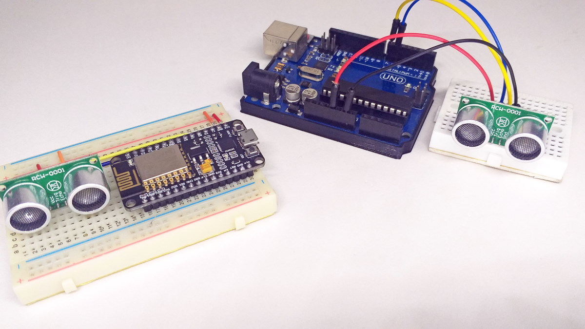 Como usar o sensor ultrassônico RCW-0001 - Arduino e Cia Como usar o sensor ultrassônico RCW-0001 - Arduino e Cia